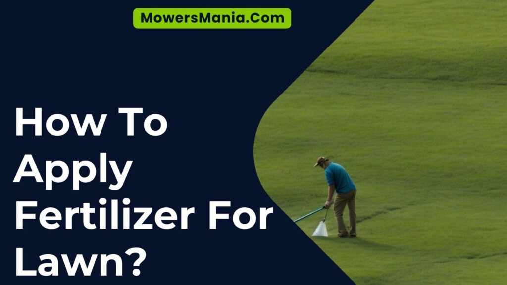 How To Apply Fertilizer For Lawn? – MowersMania.Com