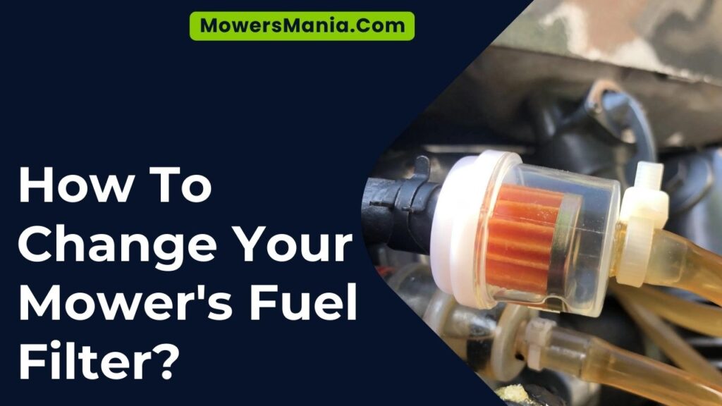 How To Change Your Mower’s Fuel Filter? – MowersMania.Com