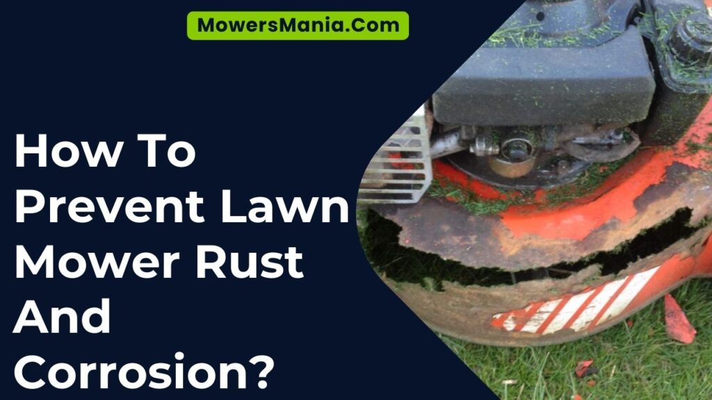 How To Prevent Lawn Mower Rust And Corrosion? – MowersMania.Com